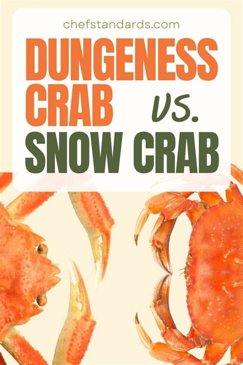 Snow Crab Vs Dungeness Crab Whats The Difference