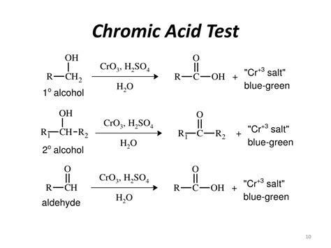 Oxidation By Chromic Acid Chemistry Libretexts