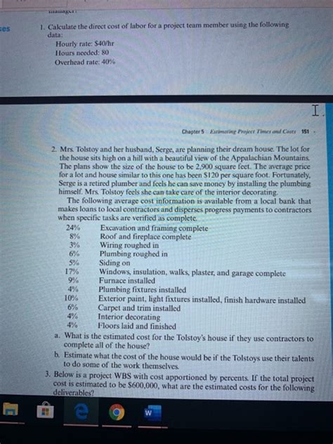 Solved шапакси 1 Calculate The Direct Cost Of Labor For A