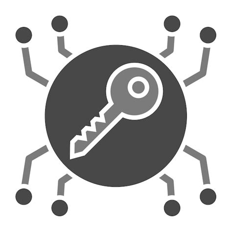 Premium Vector Key Encryption Icon
