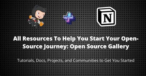 all resources to help you start your open source journey open source gallery