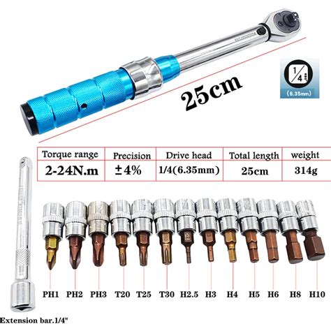Torque Extension Chart