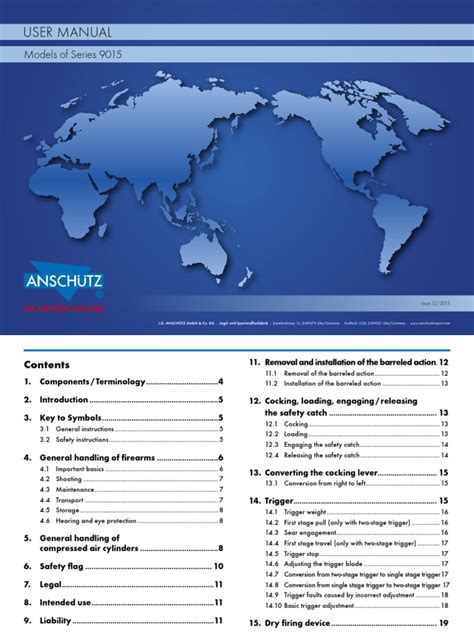Anschutz 9015 Series Manual En Min 3 Pdf Trigger Firearms Gun Barrel