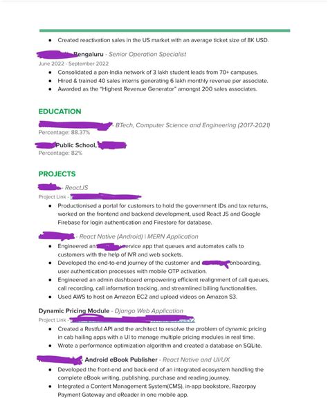 Hola Targetting Full Stack Developer Roles In India Will This Pass Ats Checks Rresumes