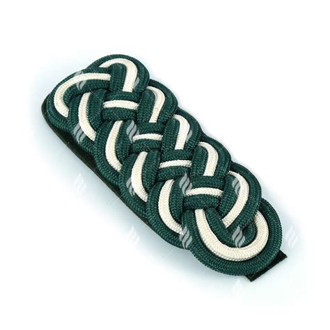 Green And White Shoulder Boards Military Uniforms