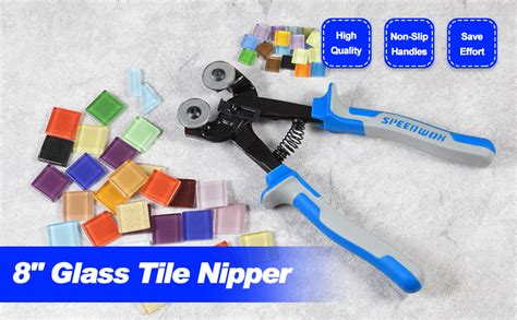 Speedwox 8 Inches Wheeled Mosaic Glass And Tile Nippers Glass Tile