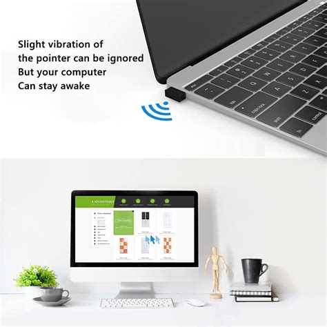 Mini Automatic Mouse Jiggler Mover On Off Button Usb Automatic Move Cursor Undetectable Plug And