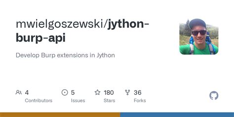 Github Mwielgoszewskijython Burp Api Develop Burp Extensions In Jython