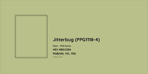 Ppg Paints Jitterbug Ppg1118 4 Paint Color Codes Similar Paints And Colors