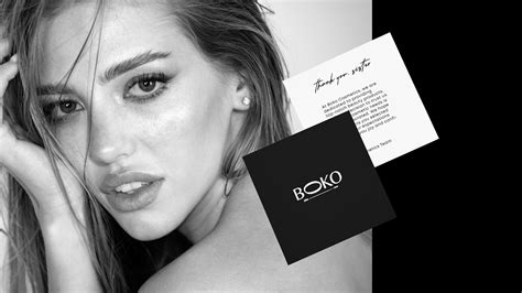 Boko Skincare Cosmetics L Logo Desing Brand Identity Behance