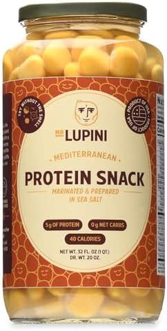 Mr Lupini Lupini Beans Snack 32 Oz Jar High Protein