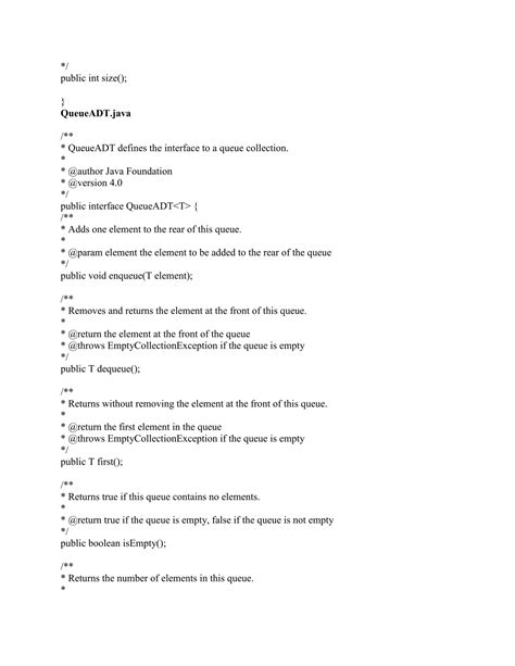 Java Foundations Stackadt Java Defines The Interface To A Stack
