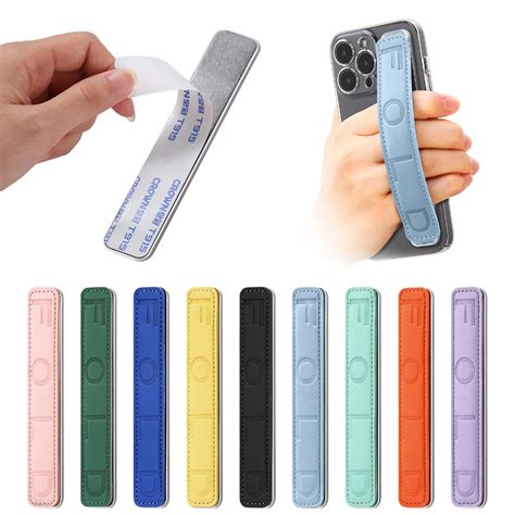 Universal หนังสายรัดข ้ อมือผู ้ ถือโทรศัพท ์ แหวนนิ ้ วมือโทรศัพท ์ Hand Band Bracket Push Pull