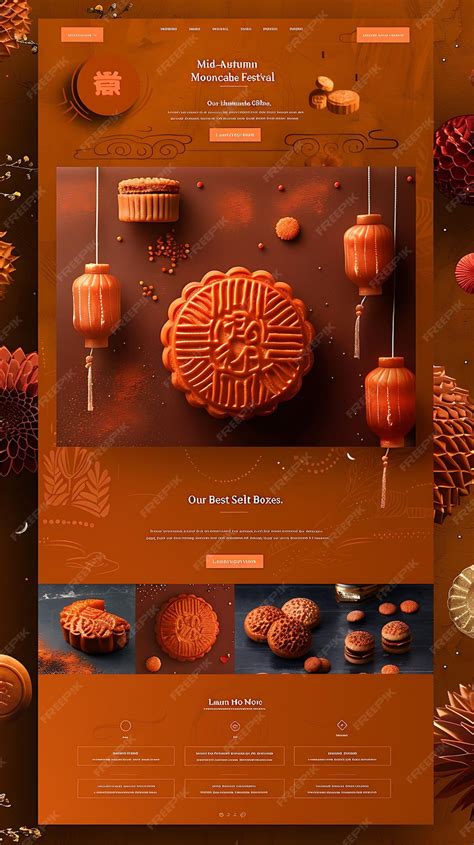 Parallax Scrolling Web With Floating Lantern Figma Effect Tr Autumn Theme Layout Idea Designs