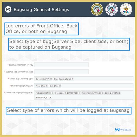 Prestashop Bugsnag Error Detection Tool Webkul