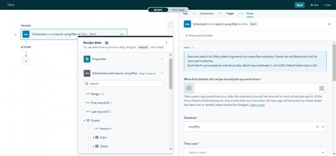 workato connectors okta scheduled event search trigger workato docs