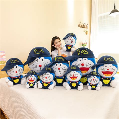 Doraemon Doll Oversized Doraemon Doraemon Fur Pillow Blue Fat Ragdoll
