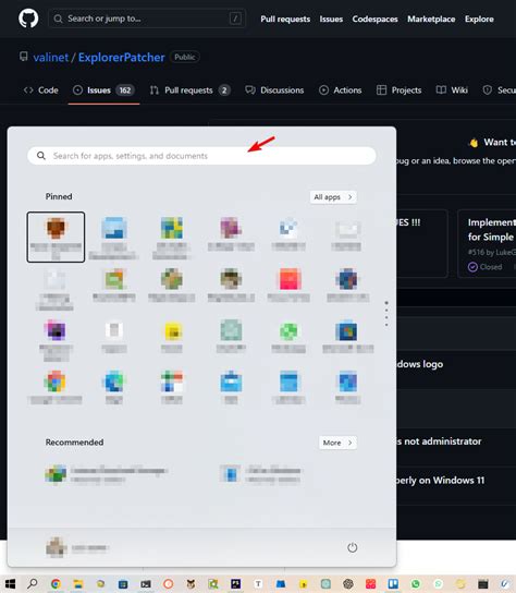 Start Menu Search Bar Not Working · Issue 1513 · Valinet