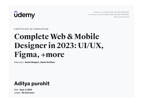 👉 Today I Again Complete My Uiux Course The Complete Mobile And Web Aditya Purohit