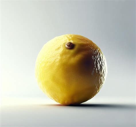 Premium Ai Image Lemon Portrait Selfie Image Icon Avatar Smiley