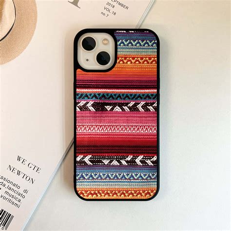Threaded Earth Pattern Glass Case Phone Villa