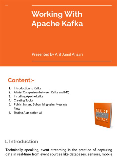 Kafka Presentation 1 Pdf Computing Information Technology Management