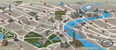 London Maps Top Tourist Attractions Free Printable City Street Map
