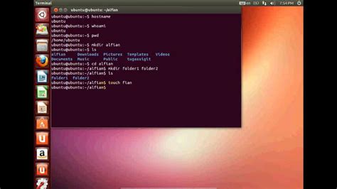 Perintah Dasar Di Terminal Linux Ubuntu Youtube