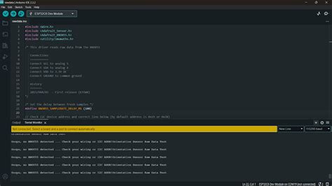 Unable To Connect Adafruit Bno055 To Esp32 C6 General Guidance Arduino Forum