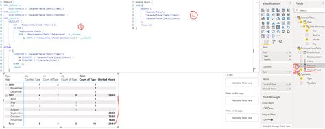 Solved How To Display Hours Worked In A Month From Multip