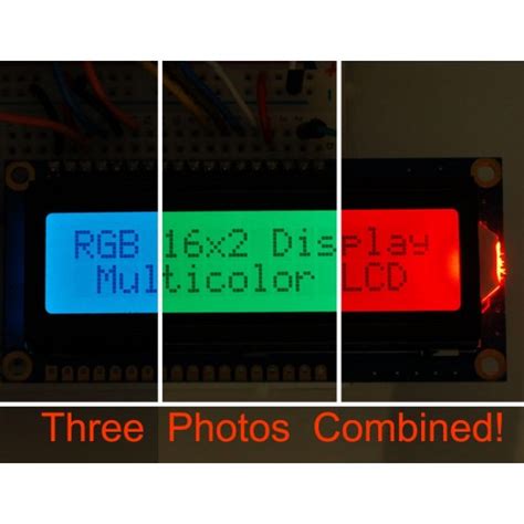 RGB Backlight Positive LCD X Extras Black On RGB