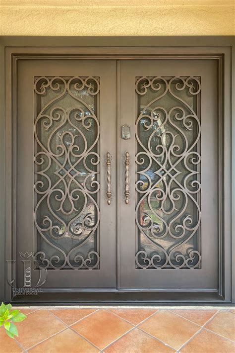 Custom Double Entry Iron Door ⁠ Iron Doors Metal Doors Design Iron