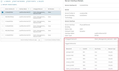 Create Server Interface Profiles For The First Vxrail Cluster Dell Networking Smartfabric