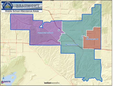School Boundary Information Departments And Services Beaumont Unified
