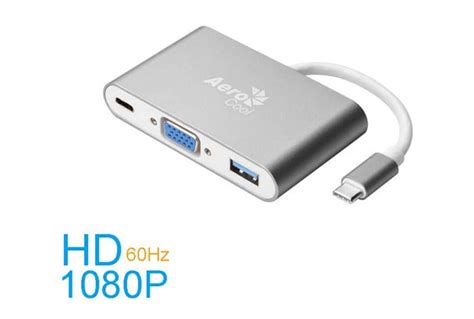 Aerocool Premium Multifunction Usb Type C To Vga Adapter Jb Hi Fi