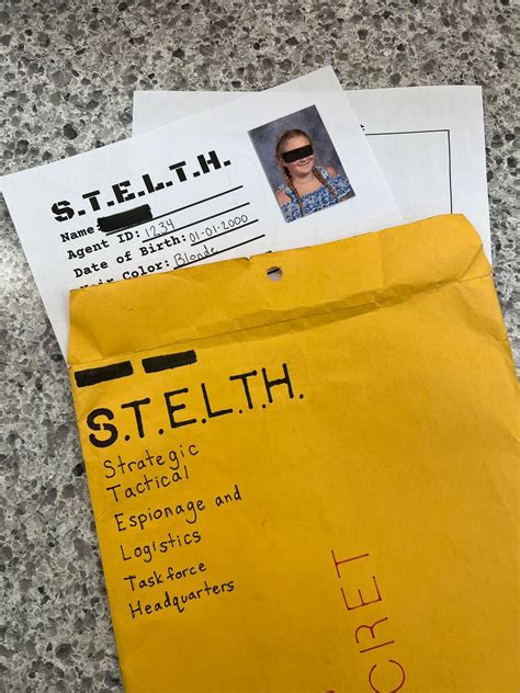 Secret Agent Profile Etsy