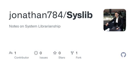 Github Jonathan784syslib Notes On System Librarianship