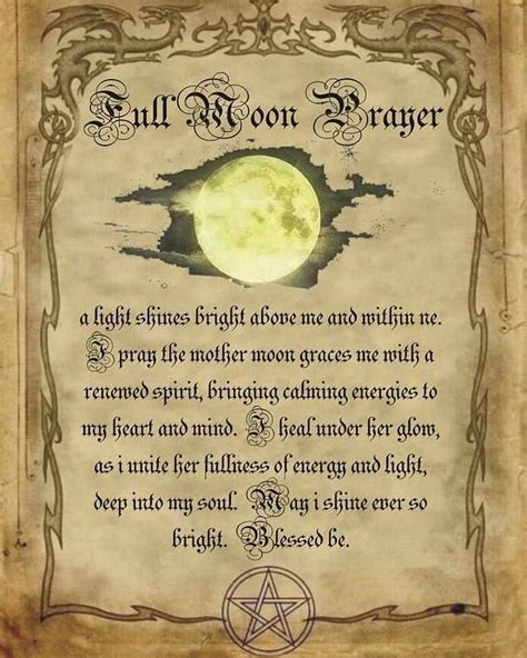 Lana ⛥ On Instagram Full Moon Prayer😊😅 Witches Salem Greenwitch Magicwands Spells