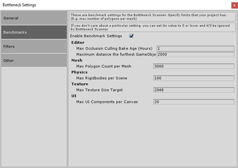 Bottleneck Settings Window Hardcode Lab