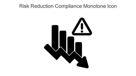 Risk Reduction Compliance Monotone Icon In Powerpoint Pptx Png And Editable Eps Format Ppt Sample