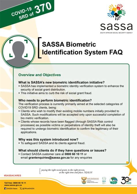 Step By Step Guide To SASSA Biometric Verification Process Status Check