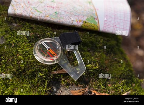 Orienteering Map And Compass