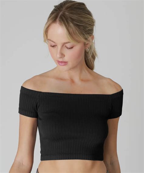 Off Shoulder Crop Top Kates Clothes