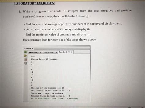 solved laboratory exercises 1 write a program that reads