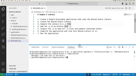 131 C Programming How To Link A Static Shared Library Youtube
