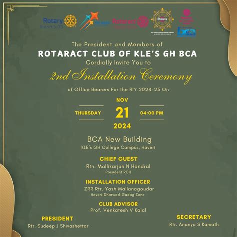 Rotaract Club Of Kles Gh Bca Haveri Official Rotaractkleghbca
