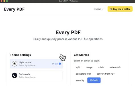 Every Pdf 全功能pdf编辑器，支持pdf合并分割水印签名 科技师