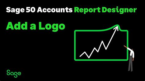 Sage 50 Accounts Uk Report Designer Add A Logo Youtube