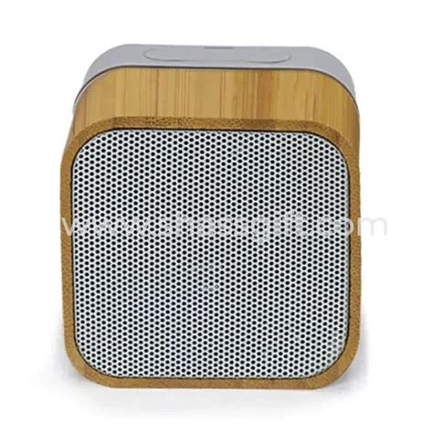 Cube Bamboo Bluetooth Speaker