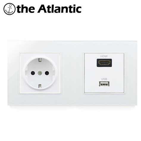 Atlectric Eu Standard Plug Wall Power Socket Elect Grandado